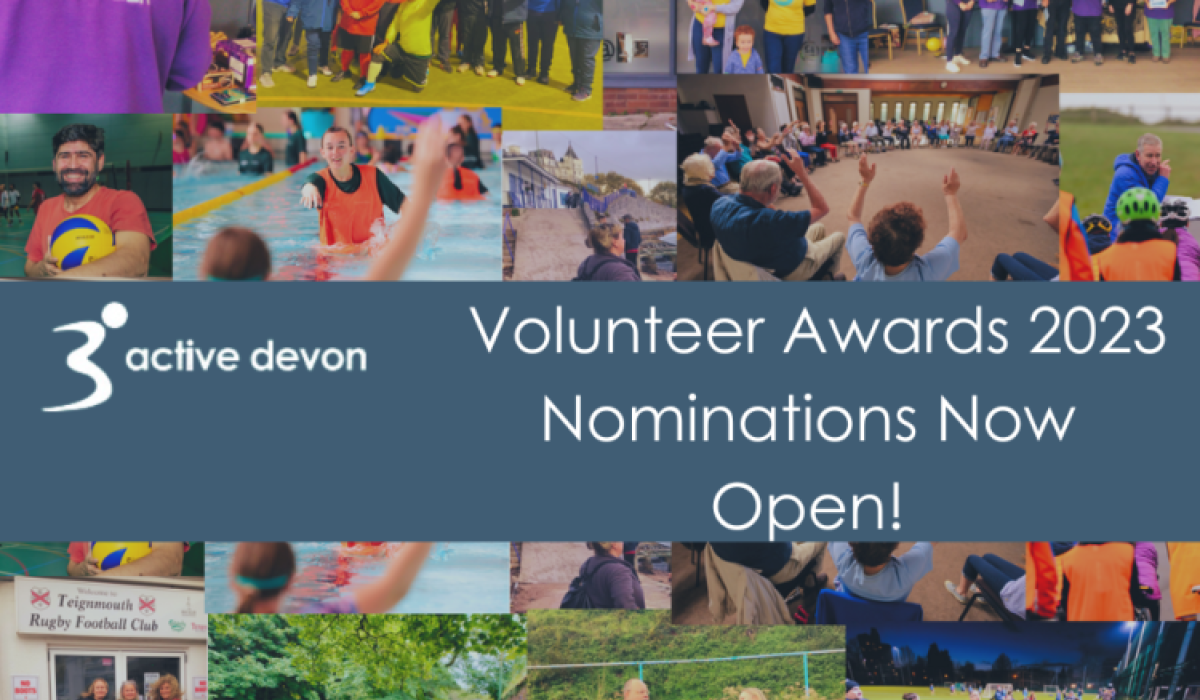 Nominations open for Active Devon Volunteer Awards 2023 - North Devon Today