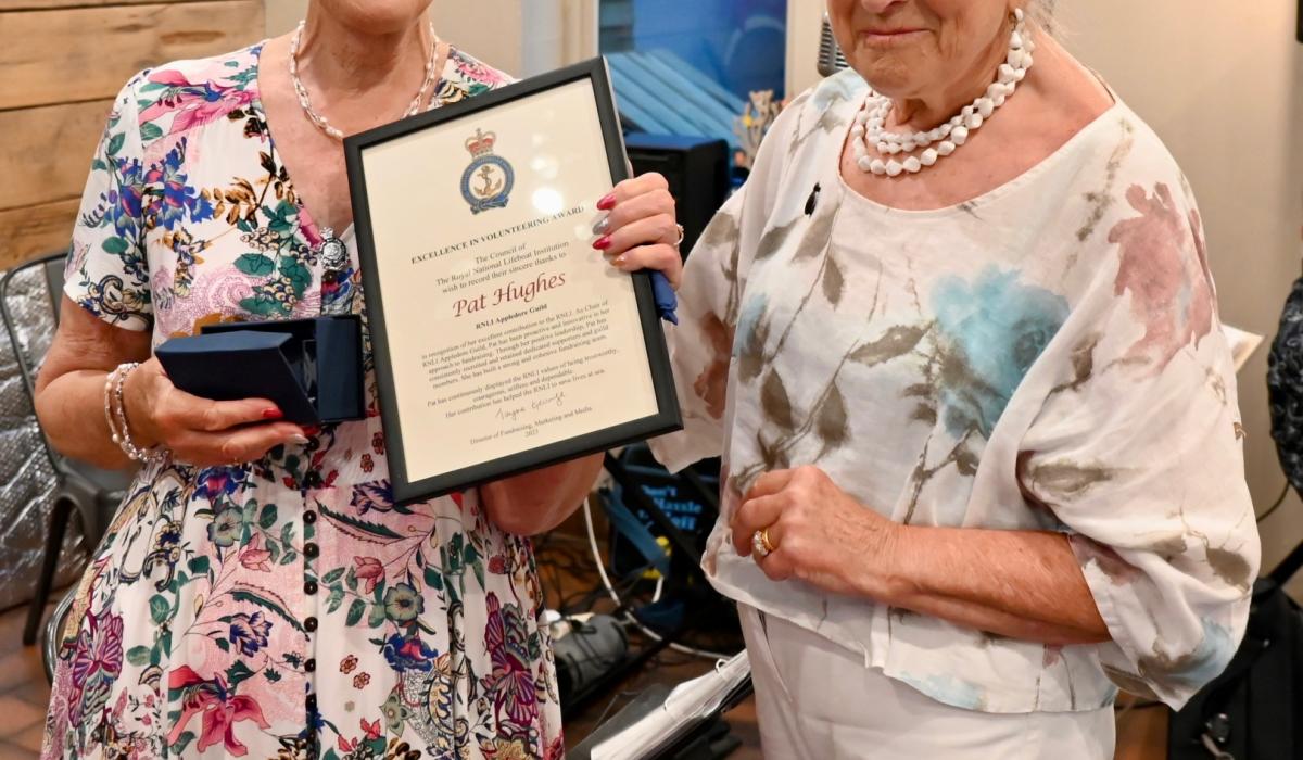 RNLI Excellence in Volunteering Award for Pat Hughes - North Devon Today