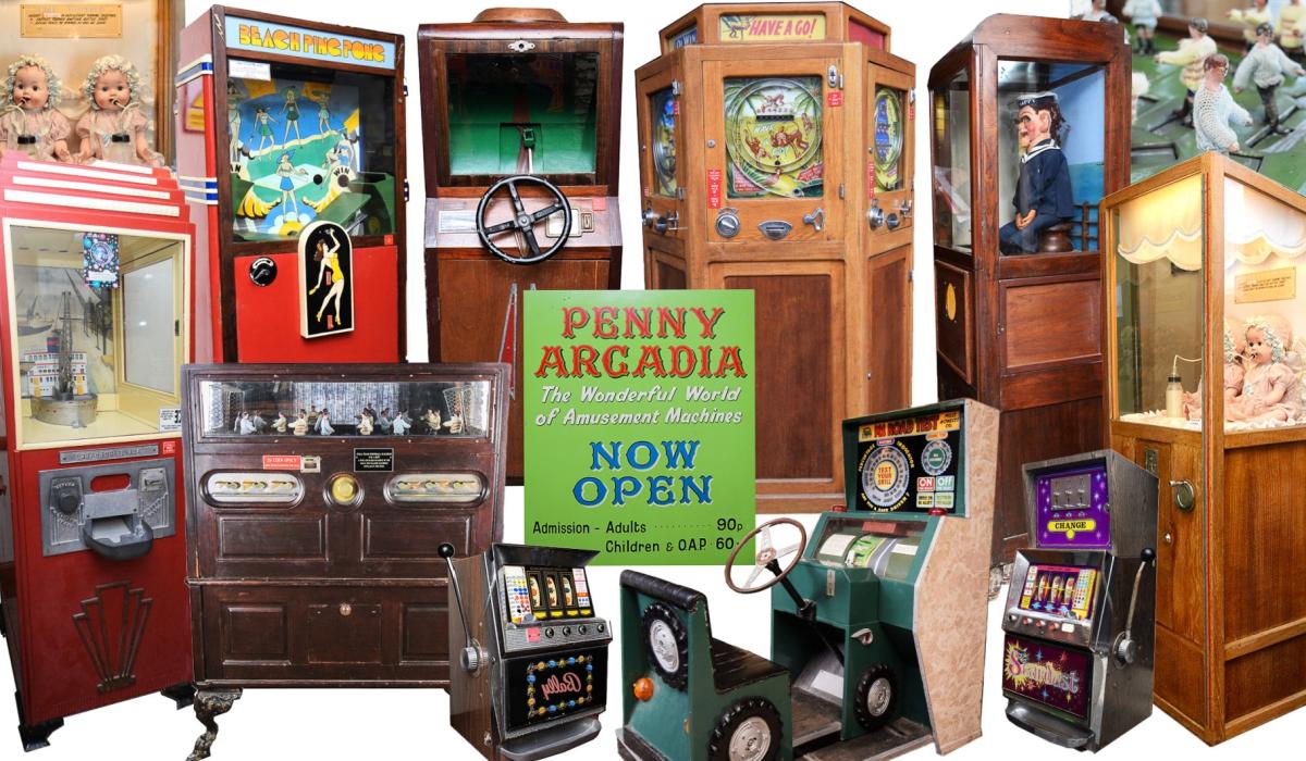 Rare Watermouth Castle arcade machines could make thousands at auction ...