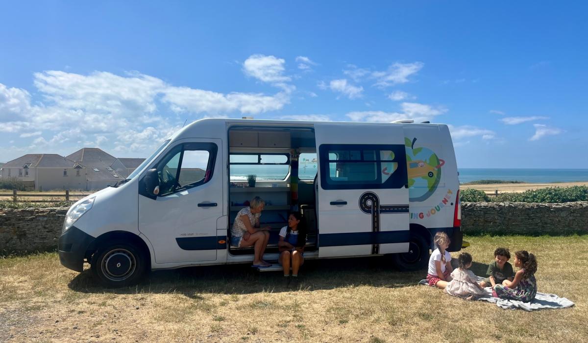 North Devon woman converts van into 'classroom on wheels' - North Devon ...