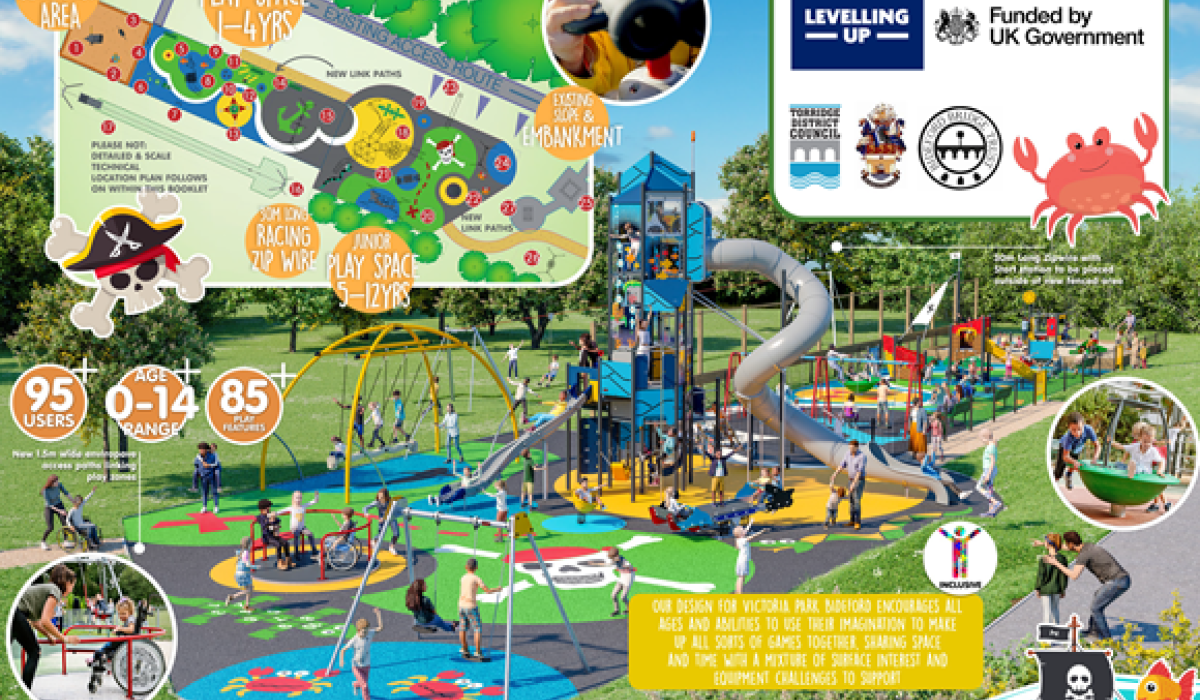 Bideford's Victoria Park play park revamp to start this month - North ...