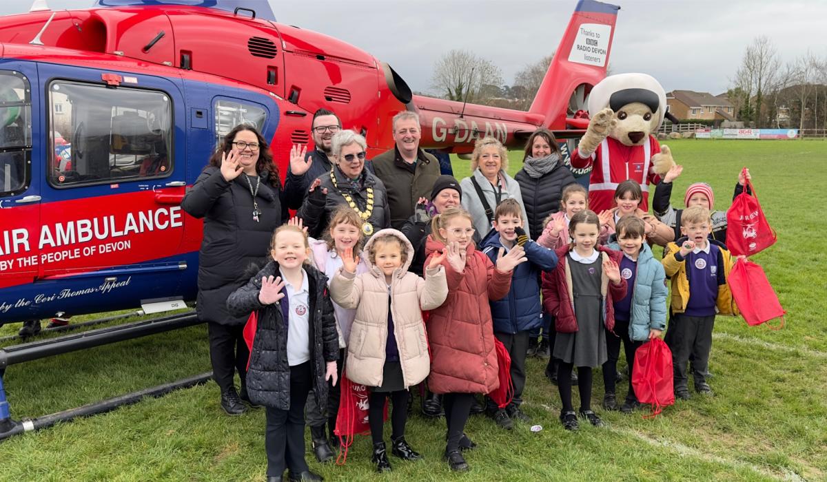 Devon Air Ambulance marks milestone with 200th operational community ...
