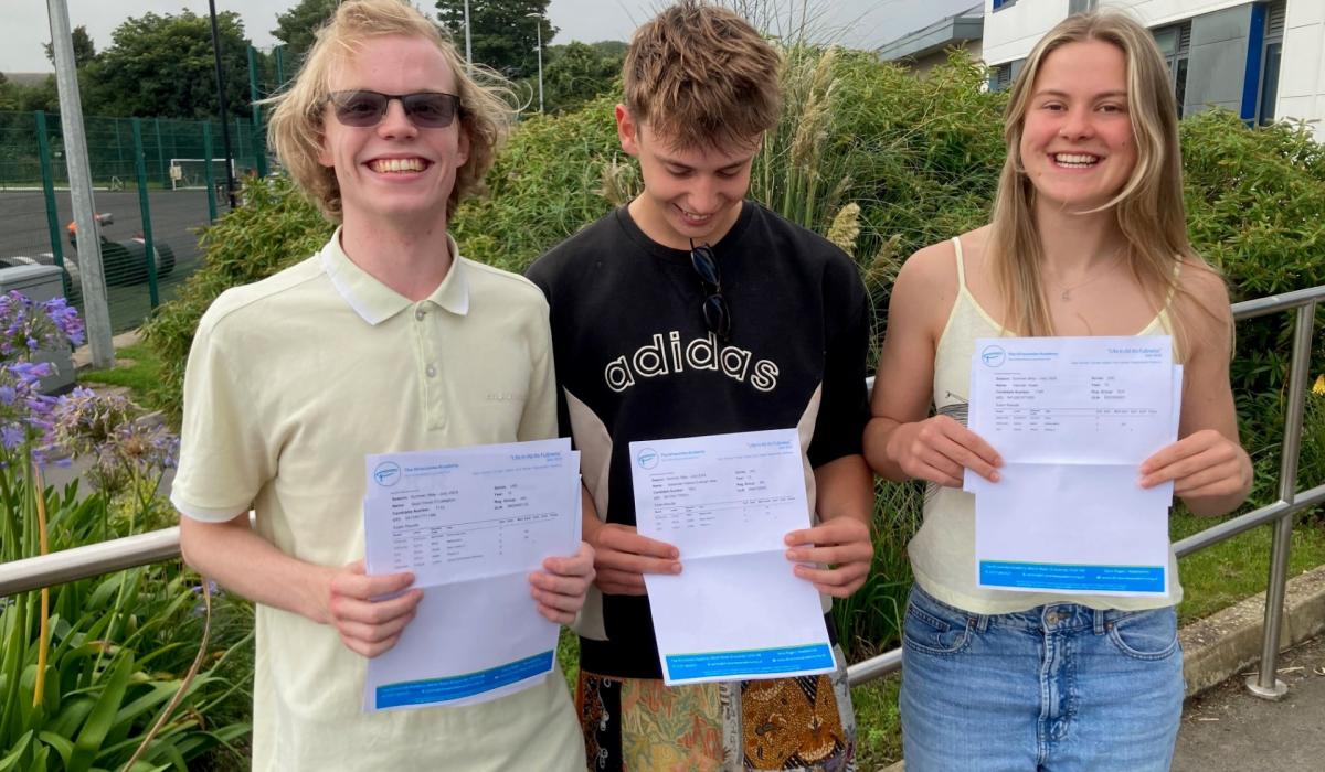 Ilfracombe Academy students celebrate A Level results - North Devon Today