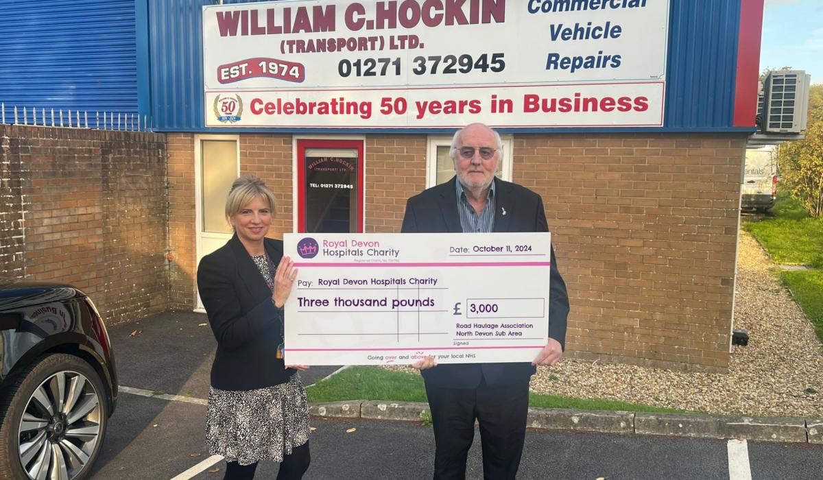 Association delivers massive donation for local hospital - North Devon ...