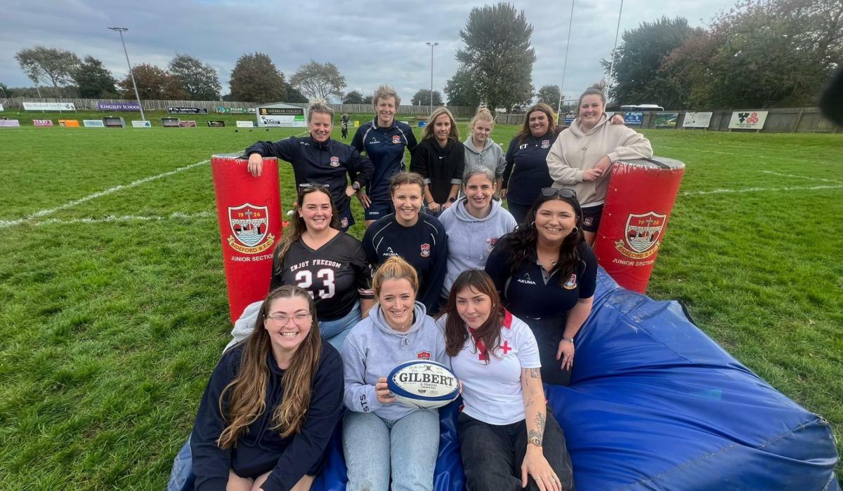 Girls join the pack at Bideford RFC as World Cup fever takes over ...