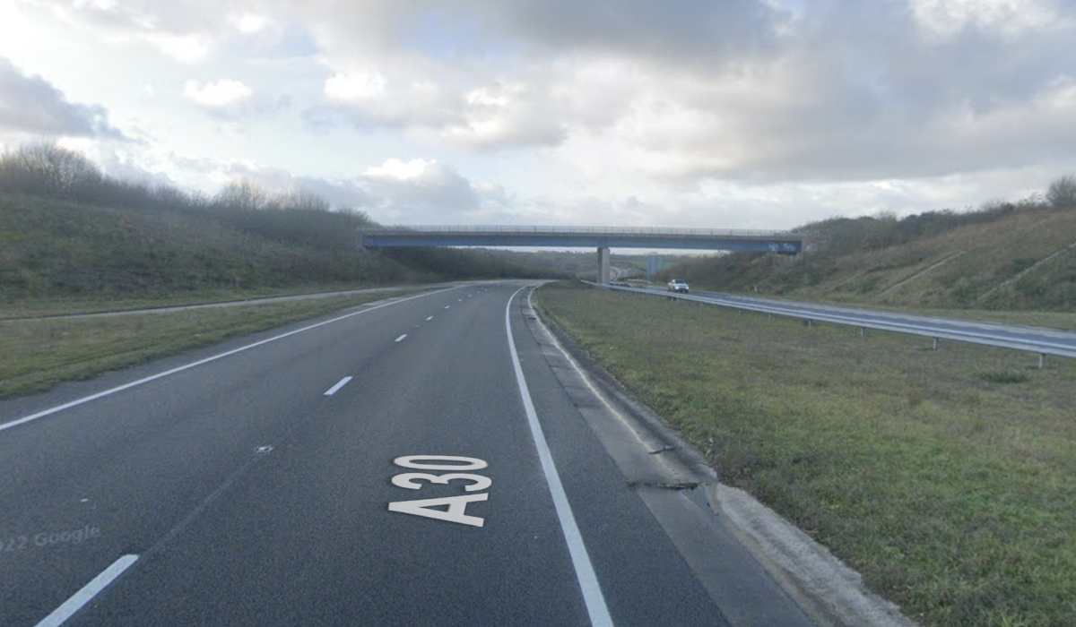 LIVE: A30 eastbound delays near Whiddon Down after accident and ...