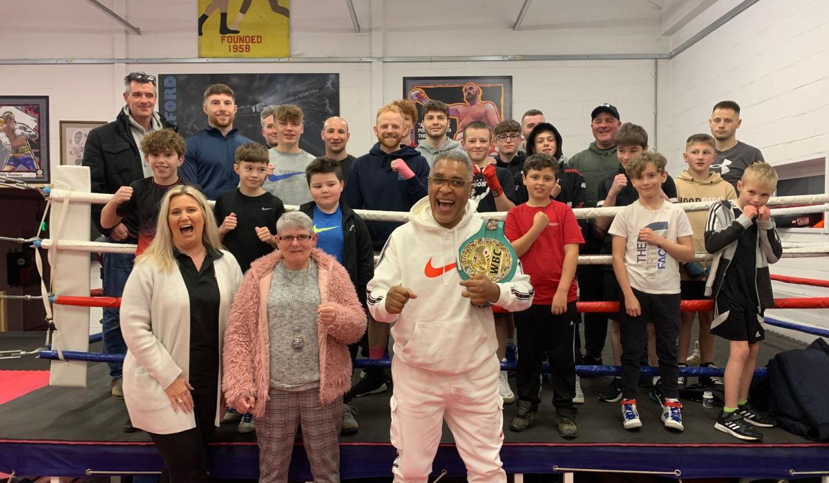 Legendary visitors to Bideford Boxing Club - North Devon Today