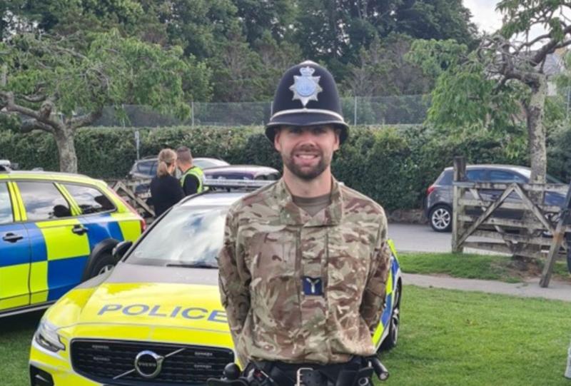 RAF Reservist returns to the Barnstaple Police Team - North Devon Today