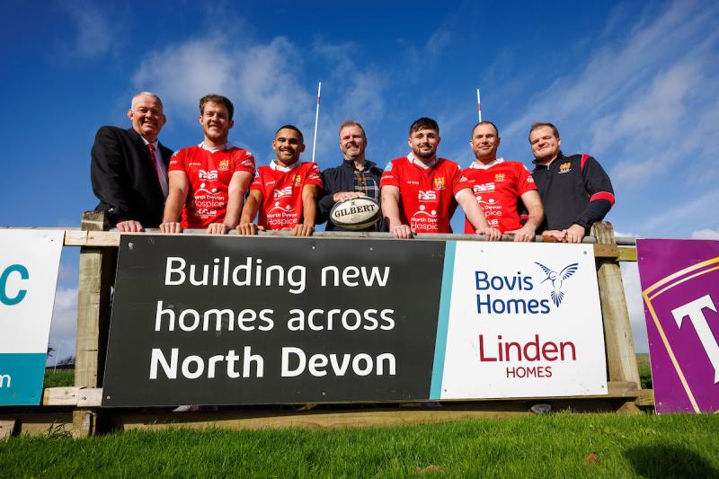 Housebuilder props up Barnstaple Rugby Football Club - North Devon Today