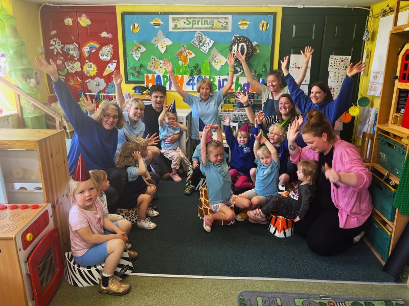 Swimbridge Pre-school celebrates a happy 40th birthday - North Devon Today