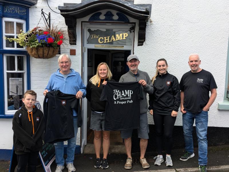 The Champ backs Appledore FC - North Devon Today