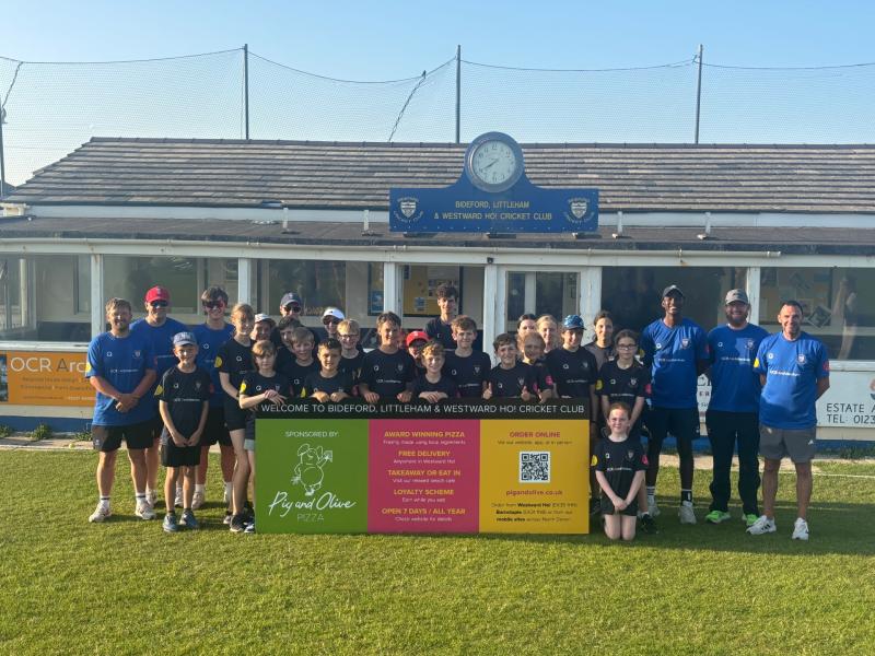 Pig and Olive teams up with Bideford Cricket Club to support junior ...