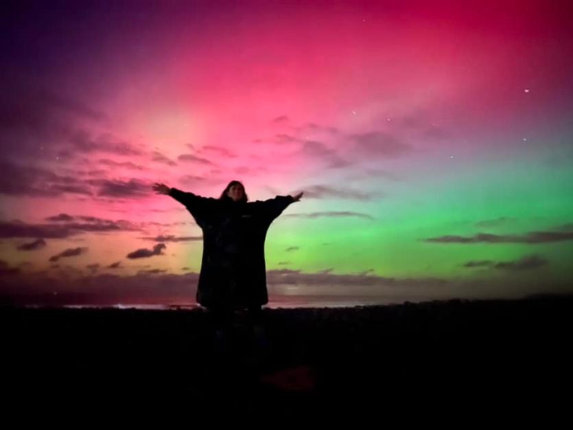 Northern lights dazzle North Devon in rare celestial display - Photo 1 ...