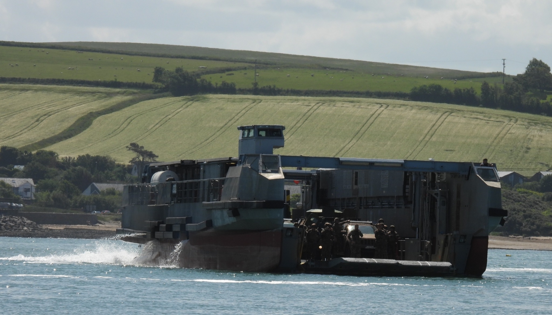 Pictures: Major military exercise off North Devon coast creates some ...